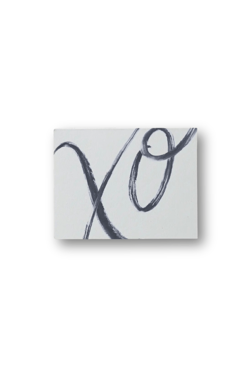 XO Brushed Card – Spring Sweet