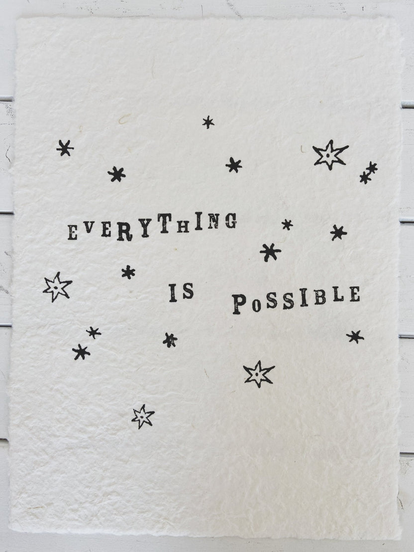Handmade Paper Print – Spring Sweet